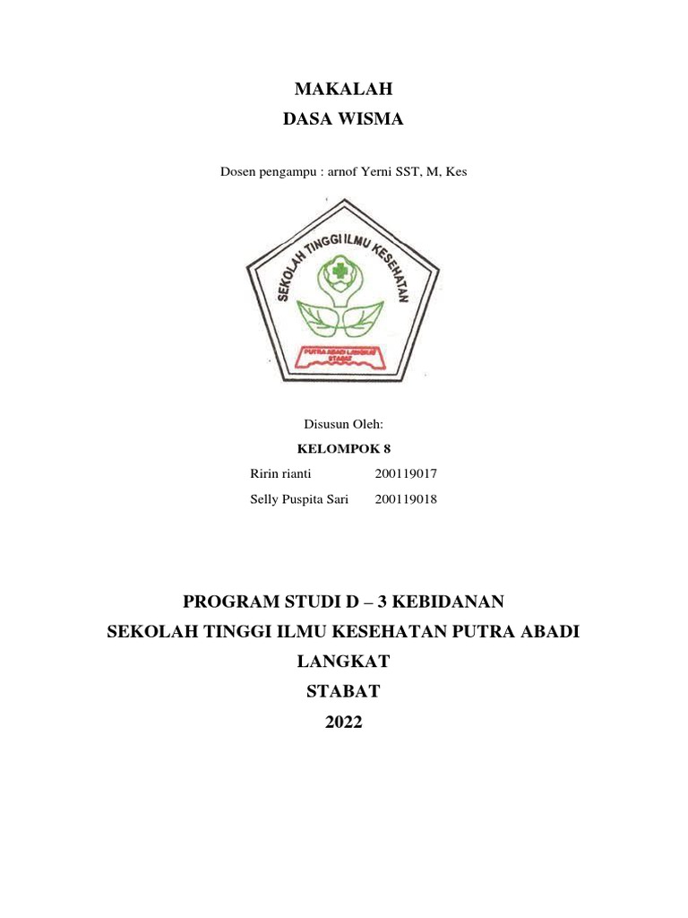 Makalah Dasa Wisma Kelompok 8 | PDF