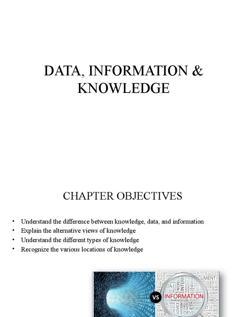 Unit 1 Introduction To Data Information & Knowledge | PDF | Data ...