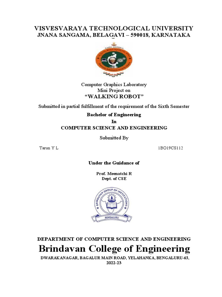 Part1 - CGV Mini Project Report 2021-22 | PDF | Science | Engineering