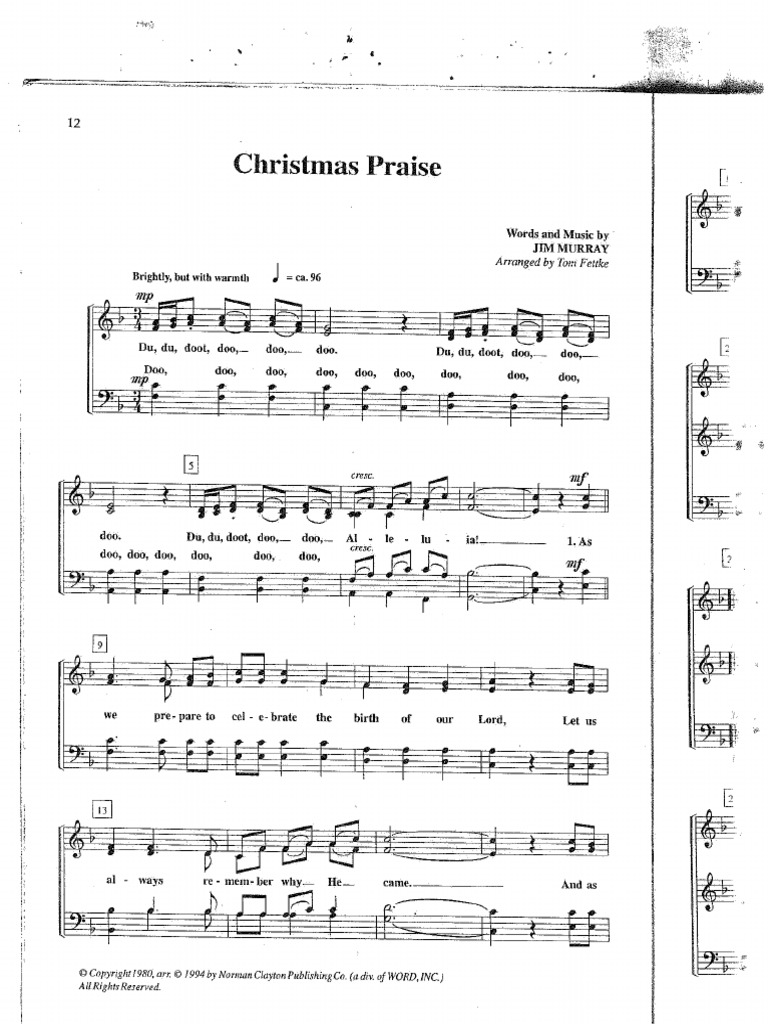 Christmas Praise | PDF