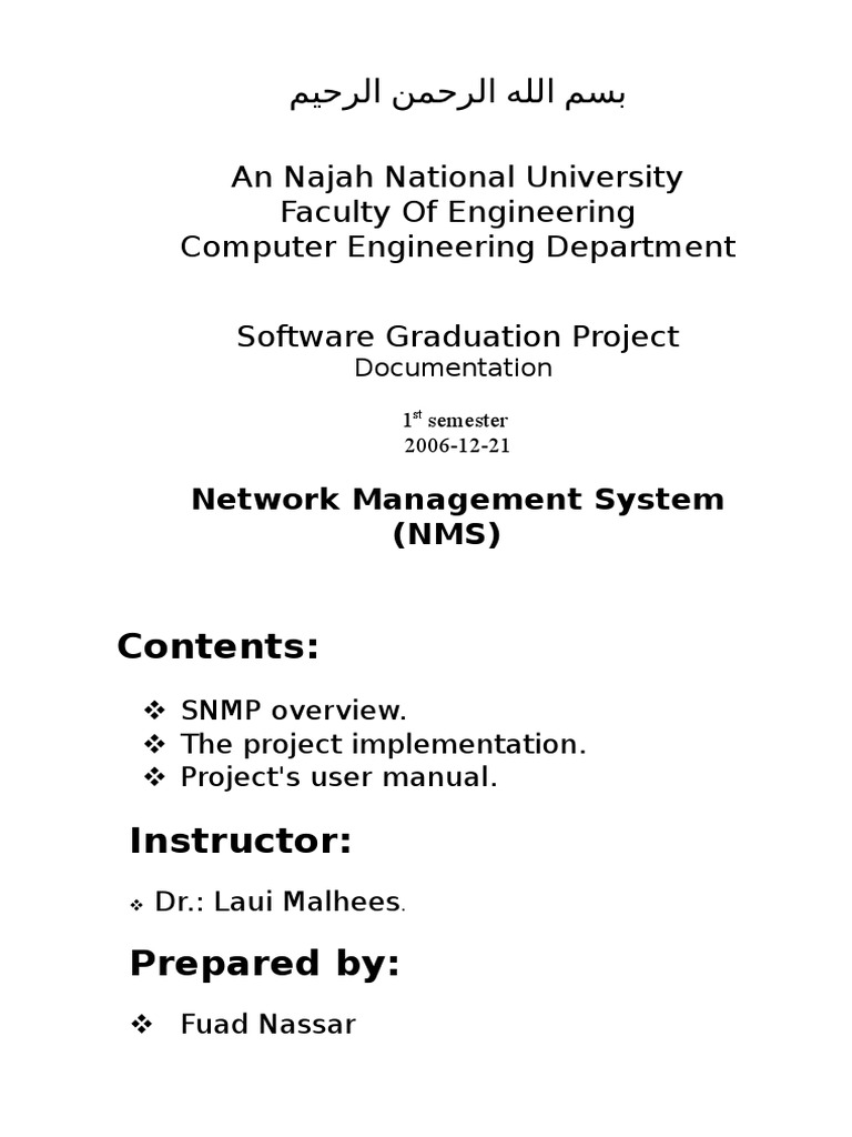 Toaz - Info Network Management System 40nms41 PR | PDF | Computer Network | Computer Networking