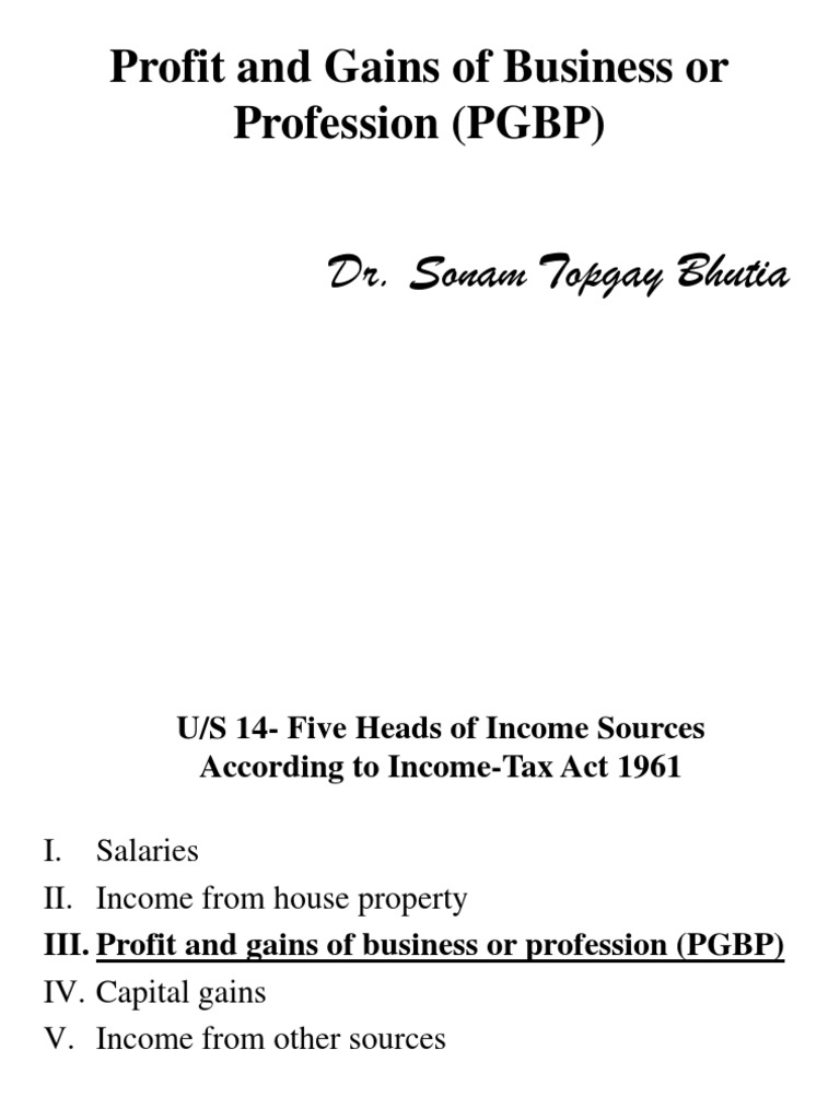 PGBP Income Calculation for Dinesh Ltd. | PDF | Expense | Interest