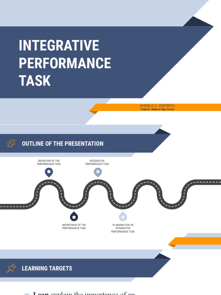 Facilitating Integrative Performance Task - Longos National High School ...