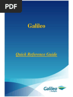 Galileo Basic Commands | PDF | Aviation | Transport