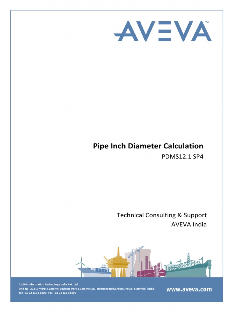 To Show Pipe Inch Diameter Calculation On Isometric Pdf Pipe Fluid
