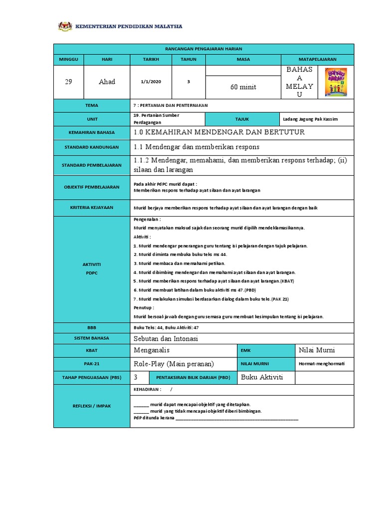 RPH BM THN 3-Unit 19 (M29) 3B | PDF