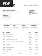 Fifth Third Bank Statement | PDF | Debit Card | Economies