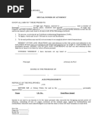 SPA - Building Permit | PDF | Power Of Attorney | Public Law