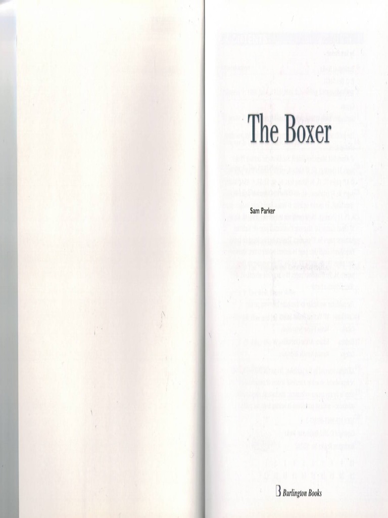 Sam Parker - The Boxer | PDF