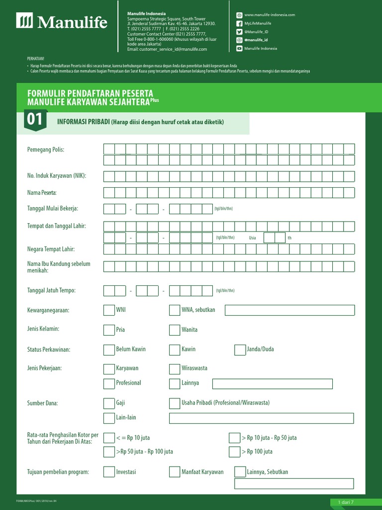 Middle Manager - Manulife | PDF