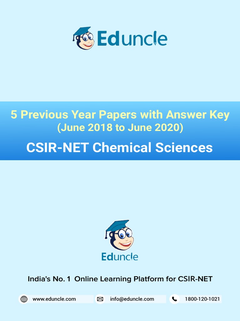 CSIR Previous Papers | PDF | Materials | Applied And Interdisciplinary ...