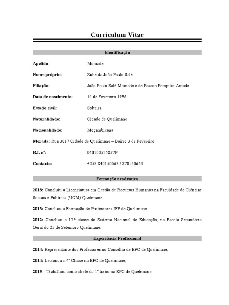 Curriculum Vitae EUGENIA | PDF