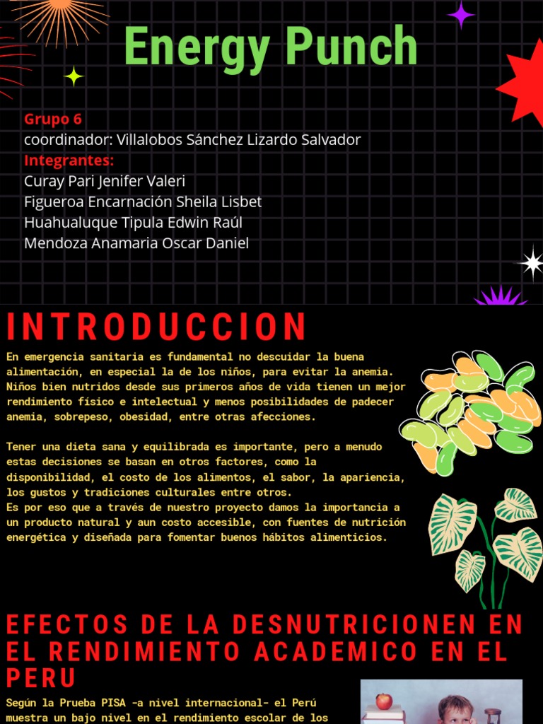 Energy Punch | PDF | Nutrición | Dieta y nutrición