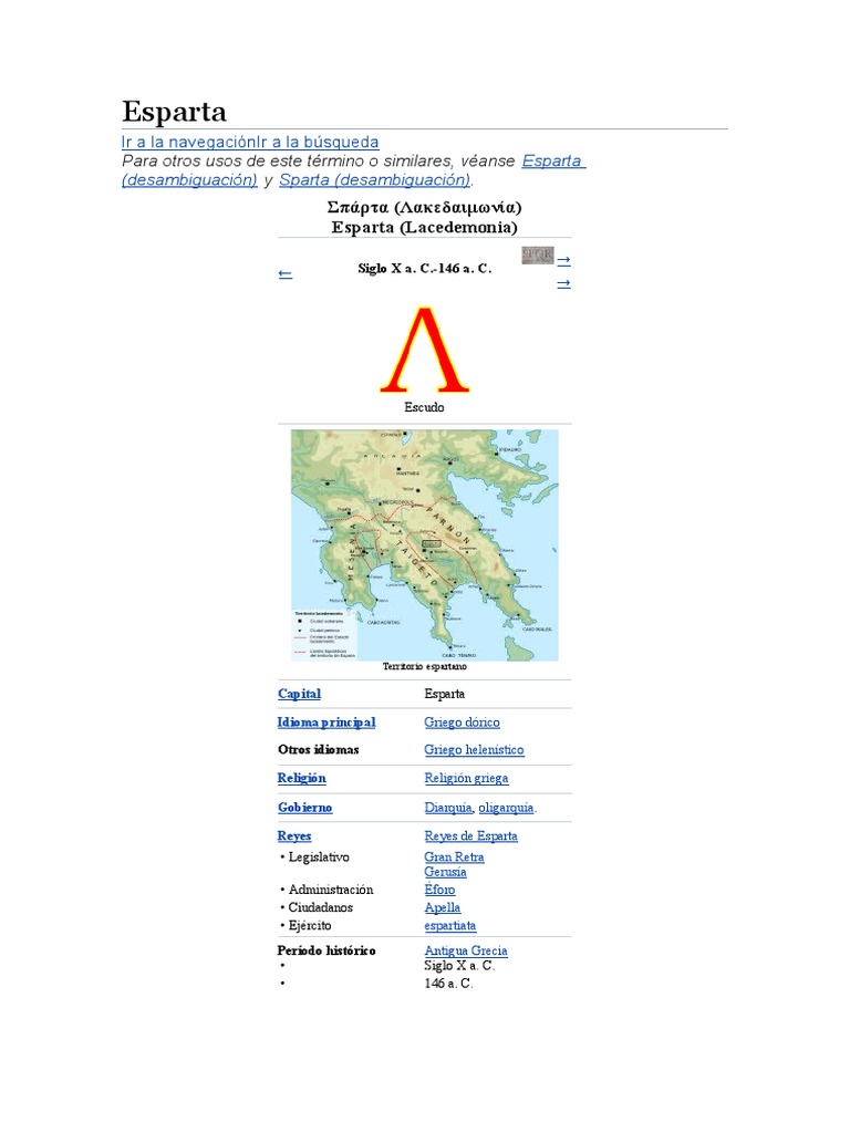 Esparta | Descargar gratis PDF | Esparta | Antigua Grecia