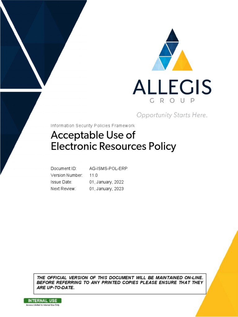 Information Security Program Policy | PDF