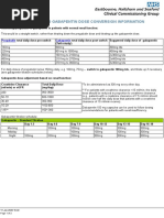 Gabapentin Titration Schedule Guide | PDF