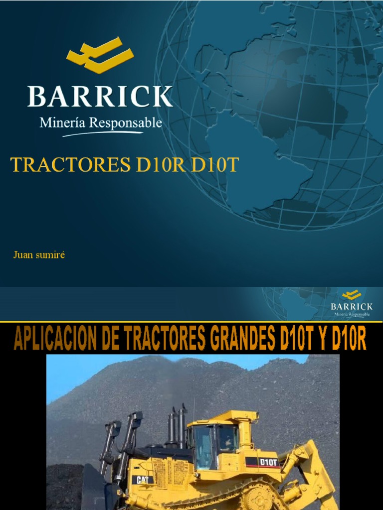 CURSO.. TRACTOR. CAT - D10R - y D10T | PDF | Tractor | Caballo de fuerza