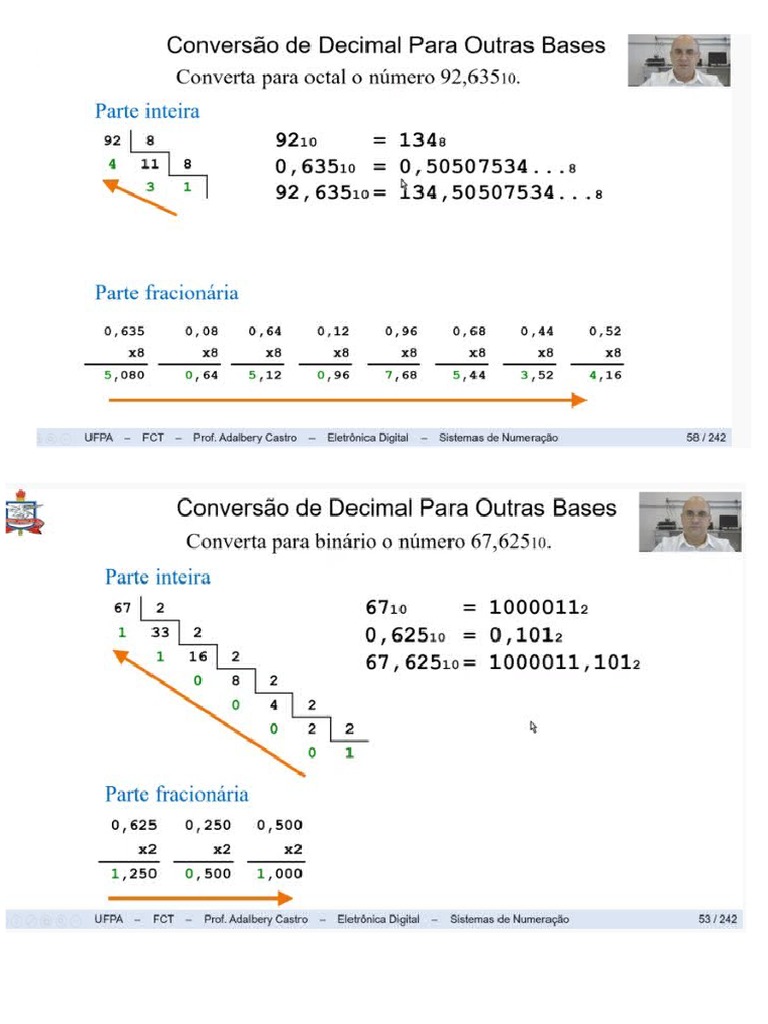 Conversão de Base Decimal para Outras Bases | PDF