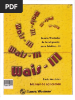 Manual de Aplicación WISC IV | PDF