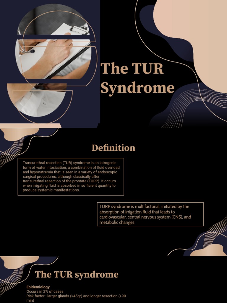 The TUR Syndrome REV | PDF | Clinical Medicine | Medical Specialties