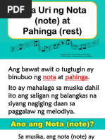 1 Mga Nota at Pahinga (Done) | PDF