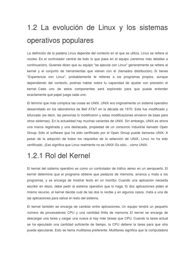 NDG Linux Essentials Español - Capítulo 1-Introducción A Linux | PDF | Distribución de Linux ...