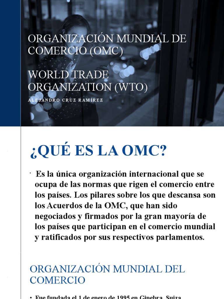 Organización Mundial de Comercio (Omc) | PDF | Organización de Comercio ...