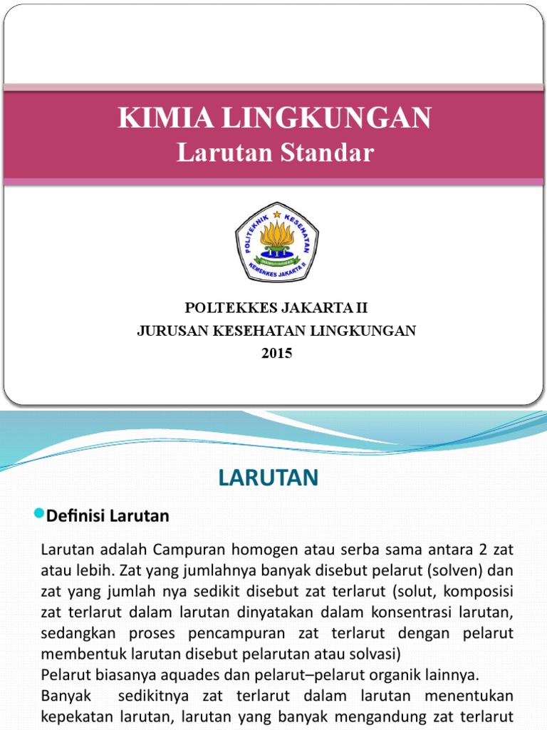 Larutan Standar | PDF