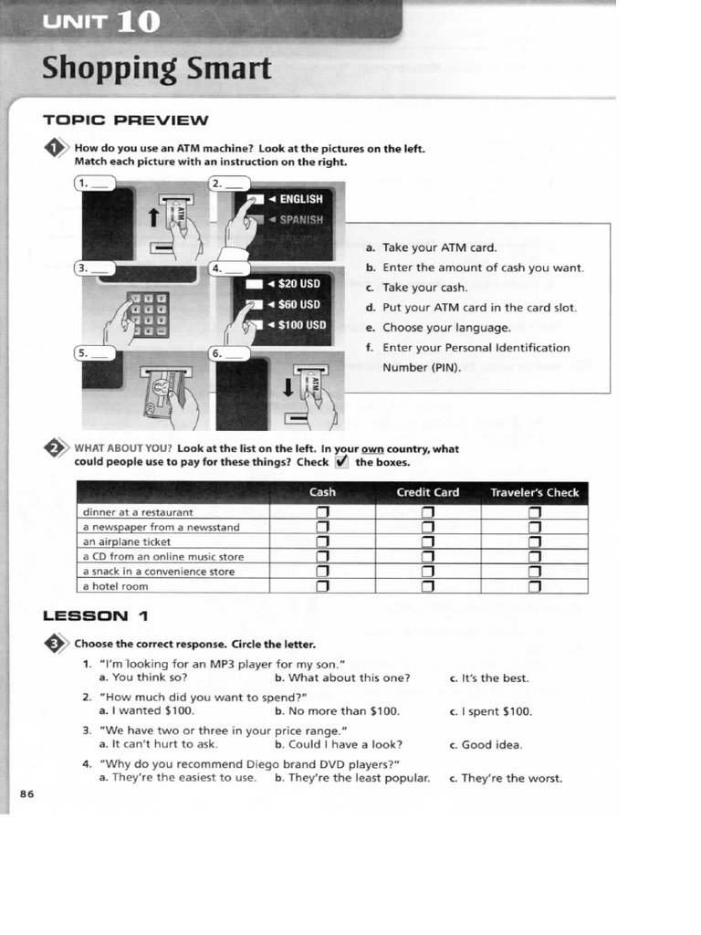 Top Notch WB Unit 10 - TN 1 | PDF