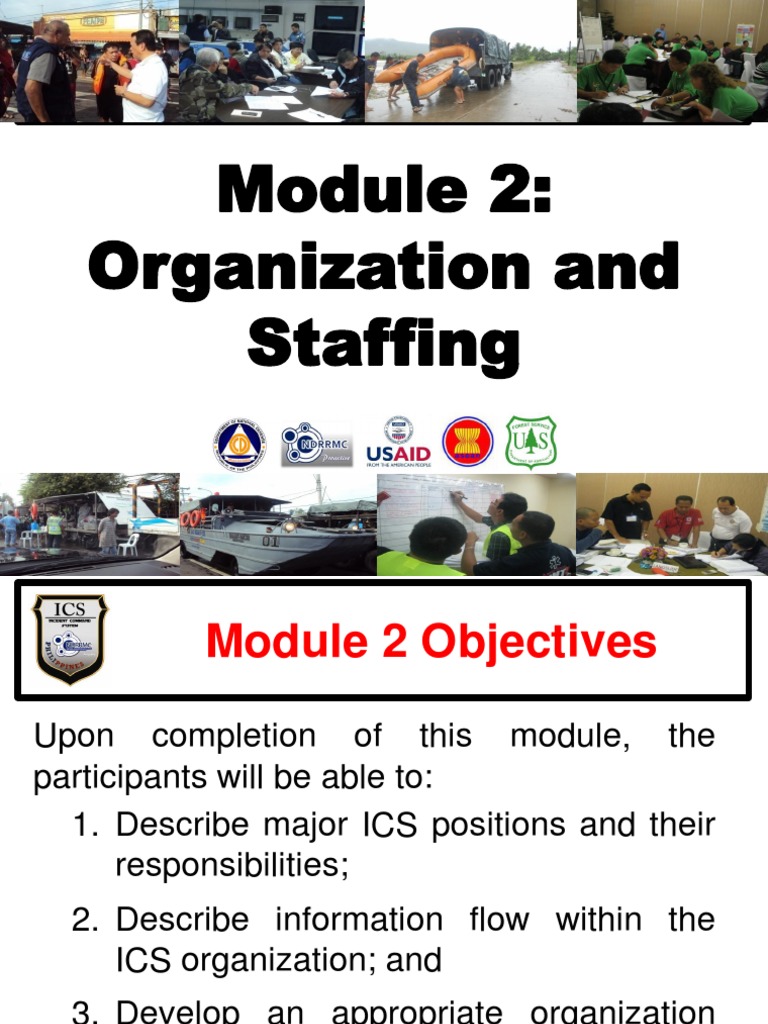 Module 2 Ics | PDF | Incident Command System | Staff (Military)
