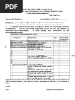 Family Declaration Form | PDF