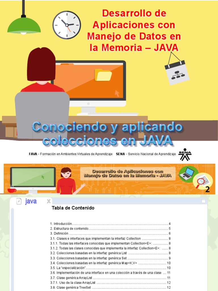 Manejo de datos en memoria utilizando colecciones en Java | PDF | Java ...