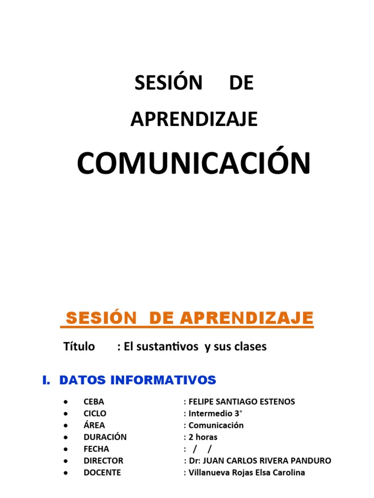 Clases de Sustantivos para 4to Grado | PDF | Sustantivo | Aprendizaje