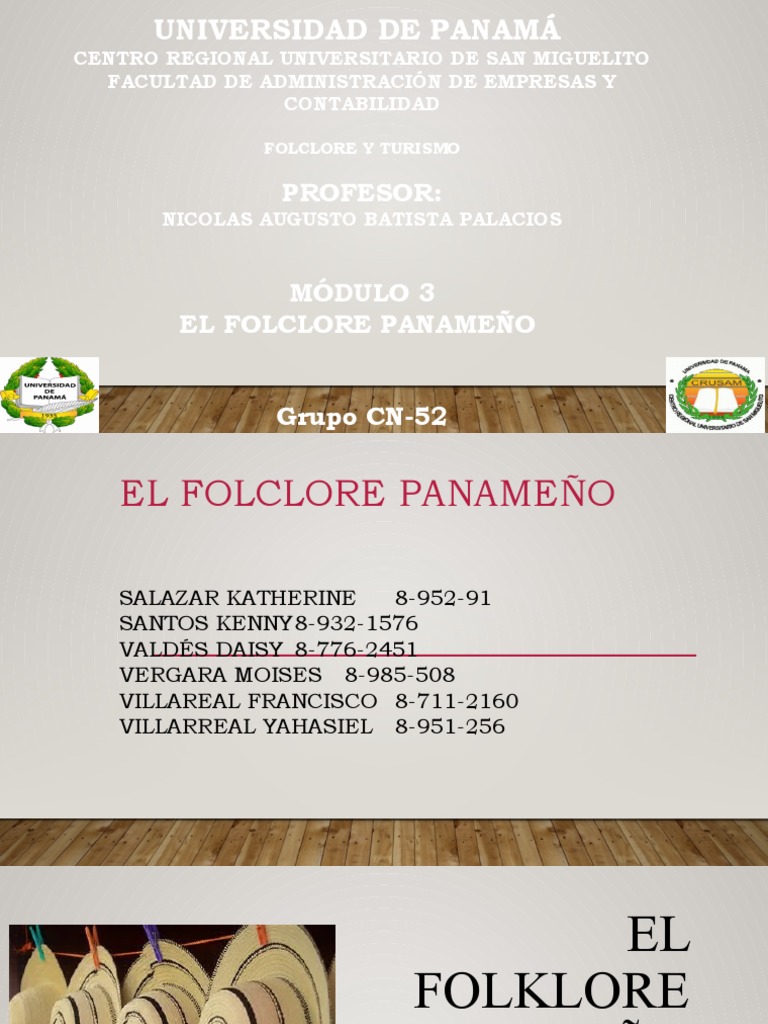 El Folklore Panameño | PDF | Fiestas cristianas y días santos