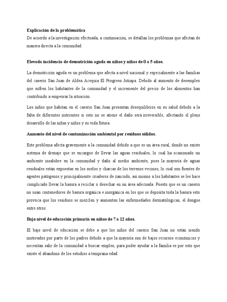 Método de Hanlon - PRIORIZACIÓN DE PROBLEMAS | PDF | Residuos