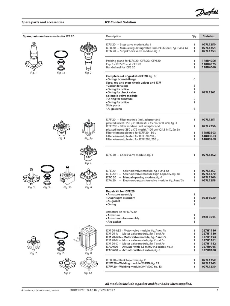 Monoblok Icf Danfoss | PDF | Valve | Plumbing