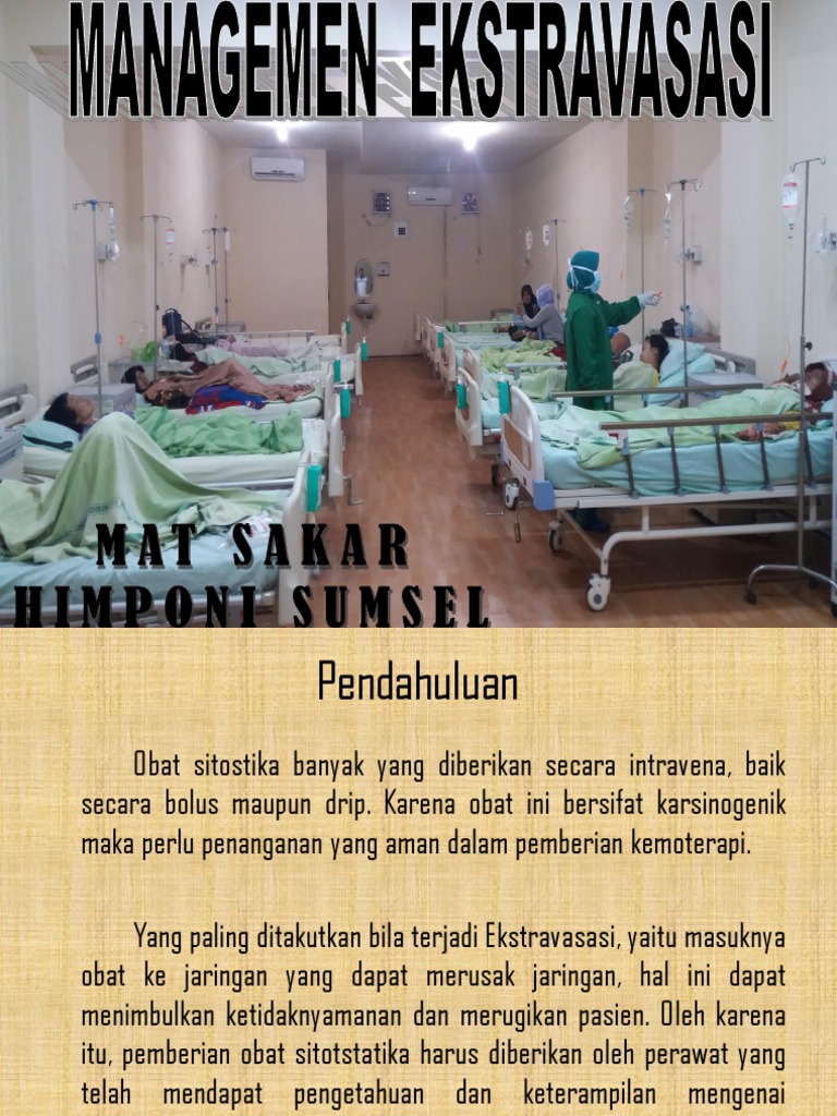 Manajemen Ekstravasasi | PDF