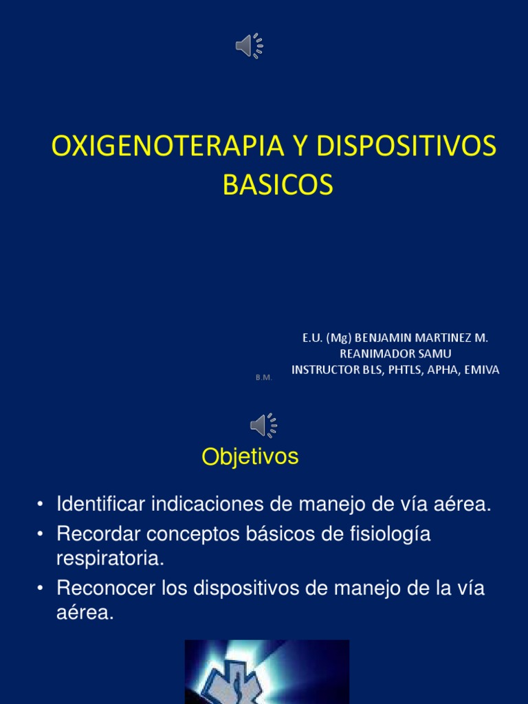 Clase. - Oxigenoterapia | PDF | Laringe | Pulmón