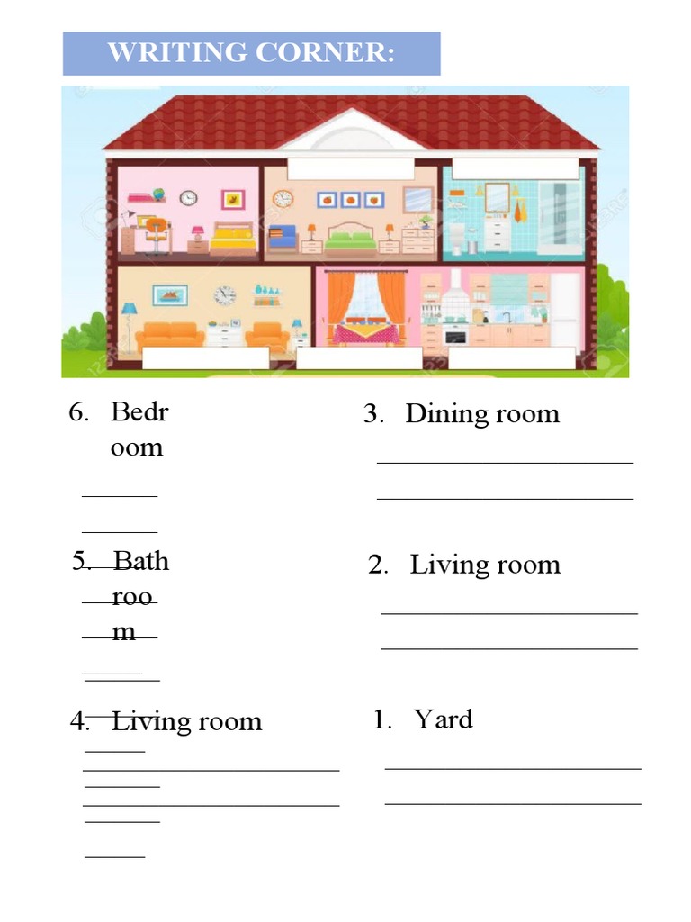 Writing - Rooms of The House | PDF