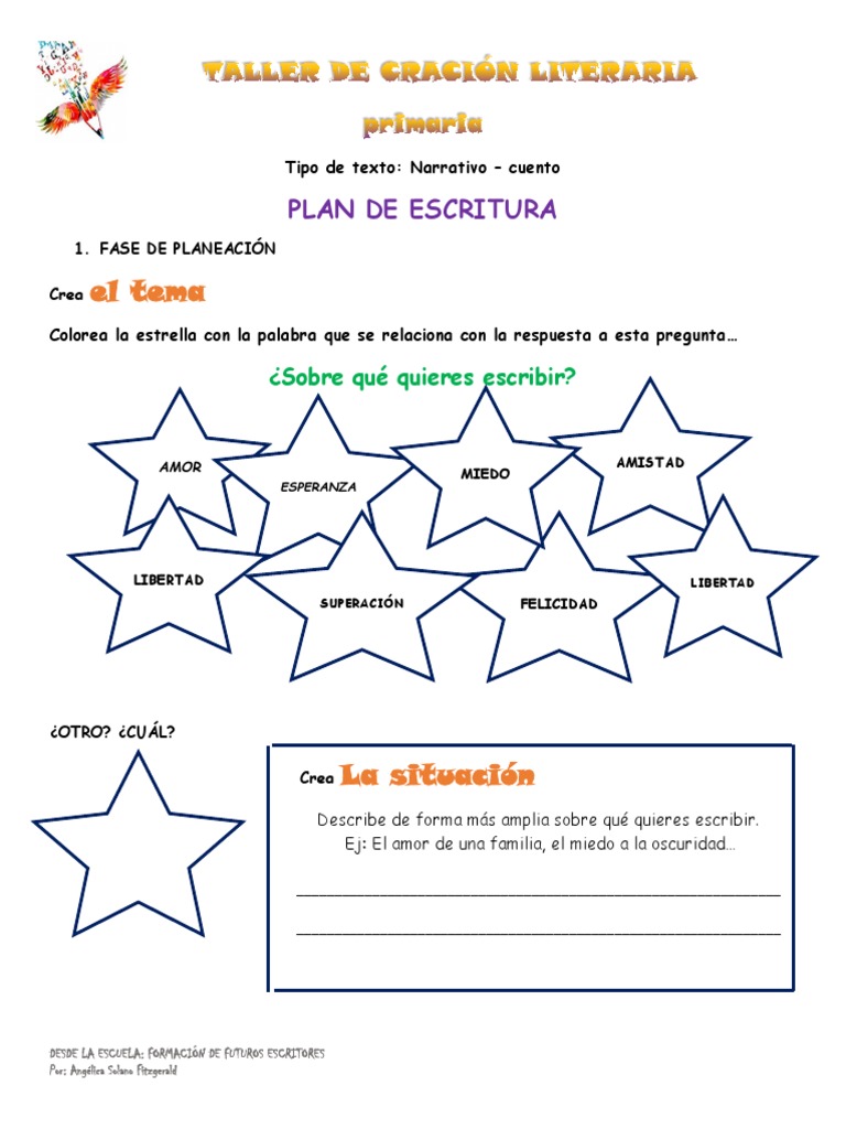 Taller de Creación Literaria para Primaria - El Cuento | PDF | Cuentos