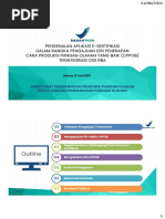 Tata Cara Pendafataran IP CPPOB Melalui E-Sertifikasi | PDF