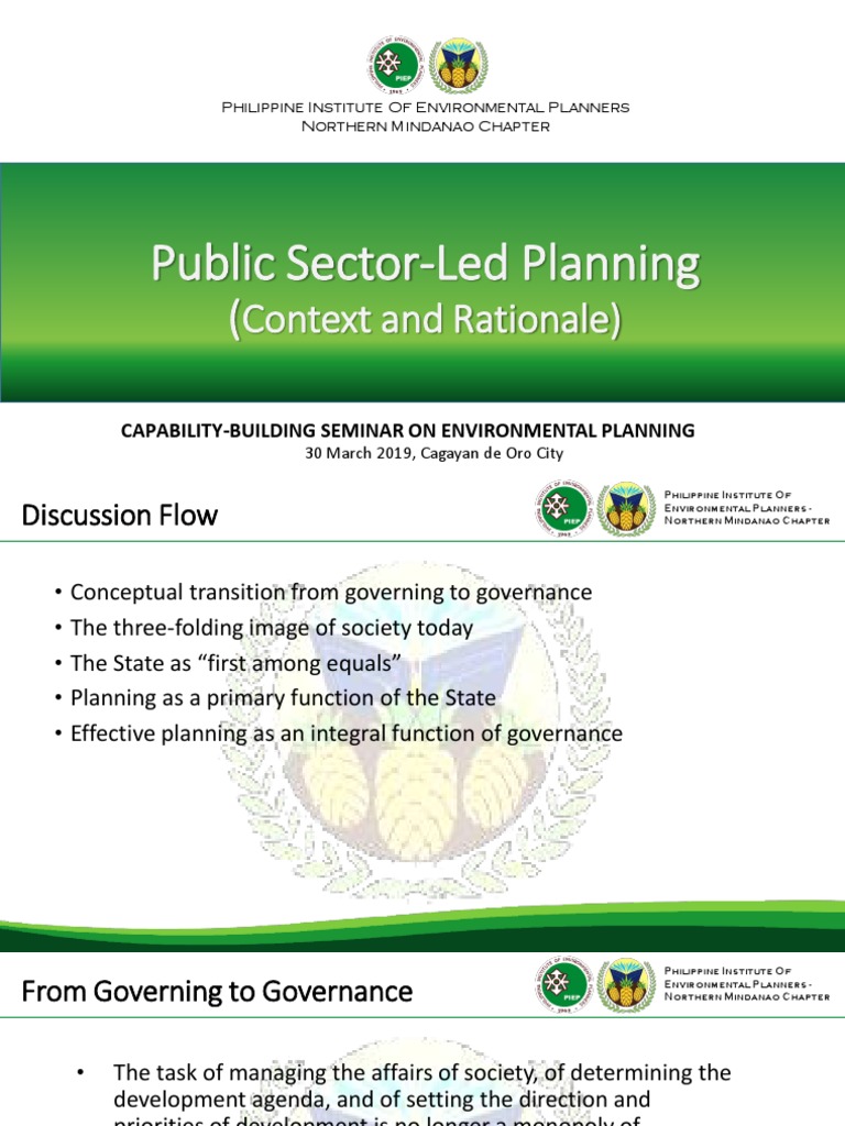 02 - Public Sector Led Planning | PDF | Governance | Urban Planning