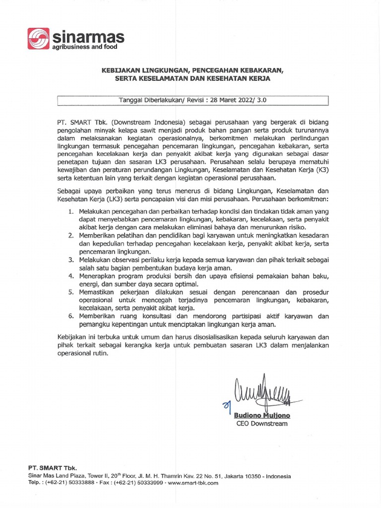 Kebijakan LK3 Rev 3 - 0 | PDF