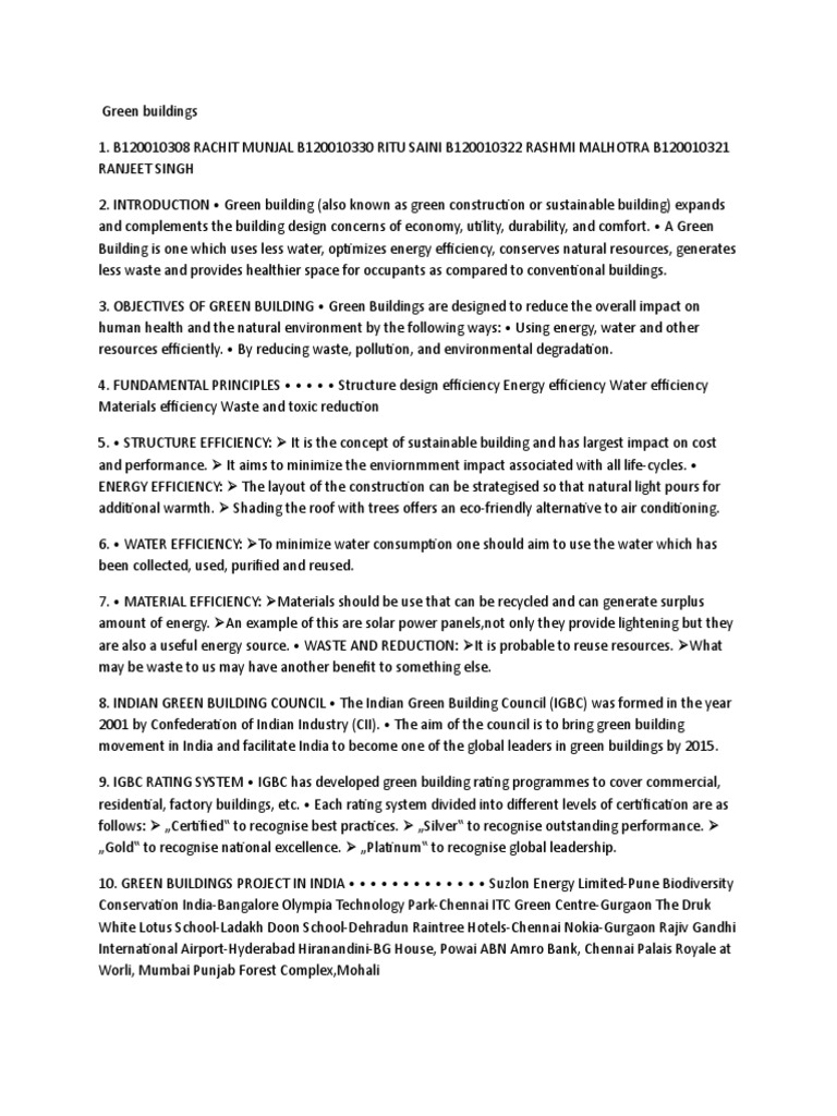 Green Building. | PDF | Green Building | Waste