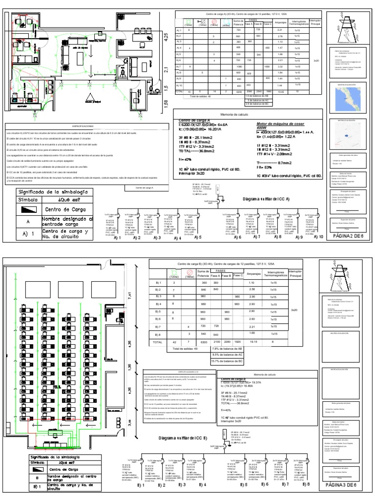 Maquiladora Instalación Plano | PDF