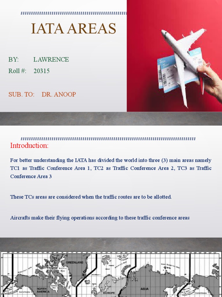 IATA Traffic Conference Areas Overview | PDF | Travel