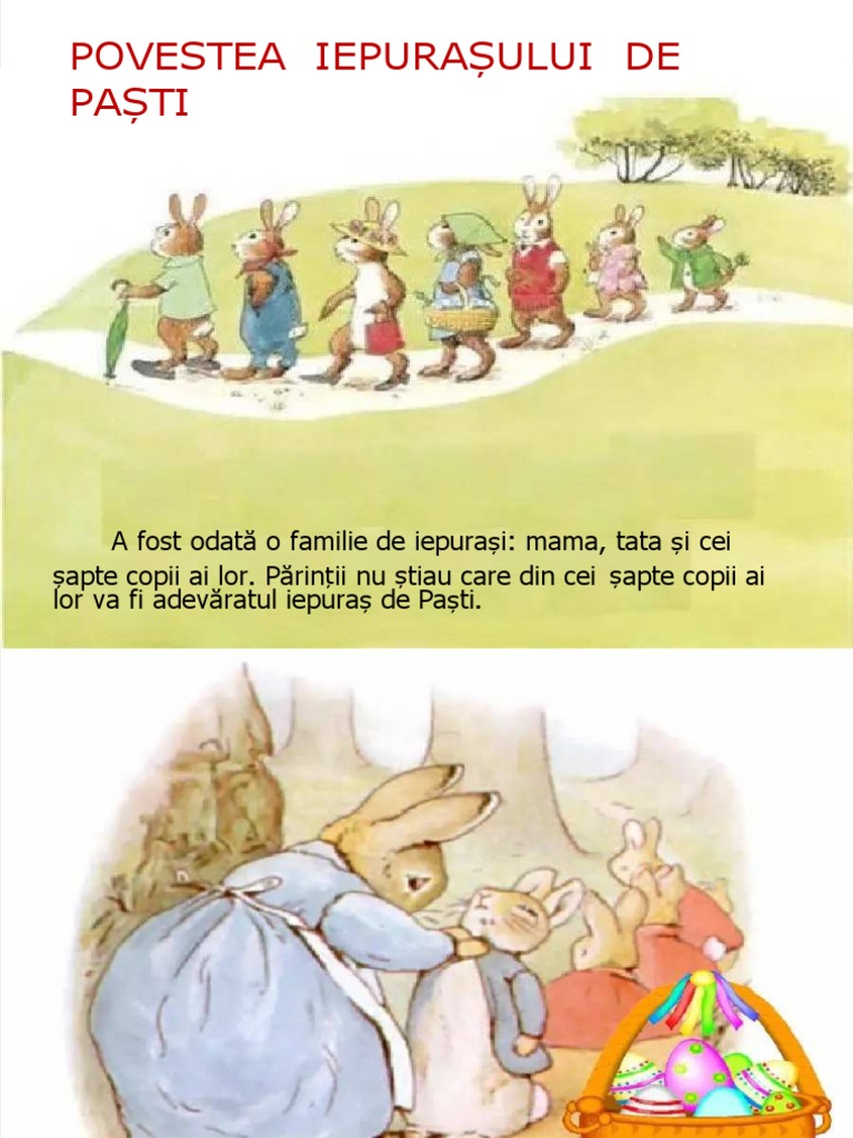 PDF Povestea Iepurasului de Pasti | PDF