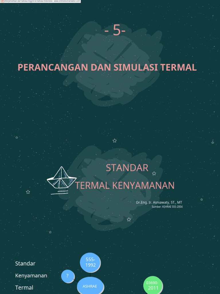Standar Kenyamanan Termal 1.en - Id | PDF | Metode & Bahan Ajar | Sains & Matematika