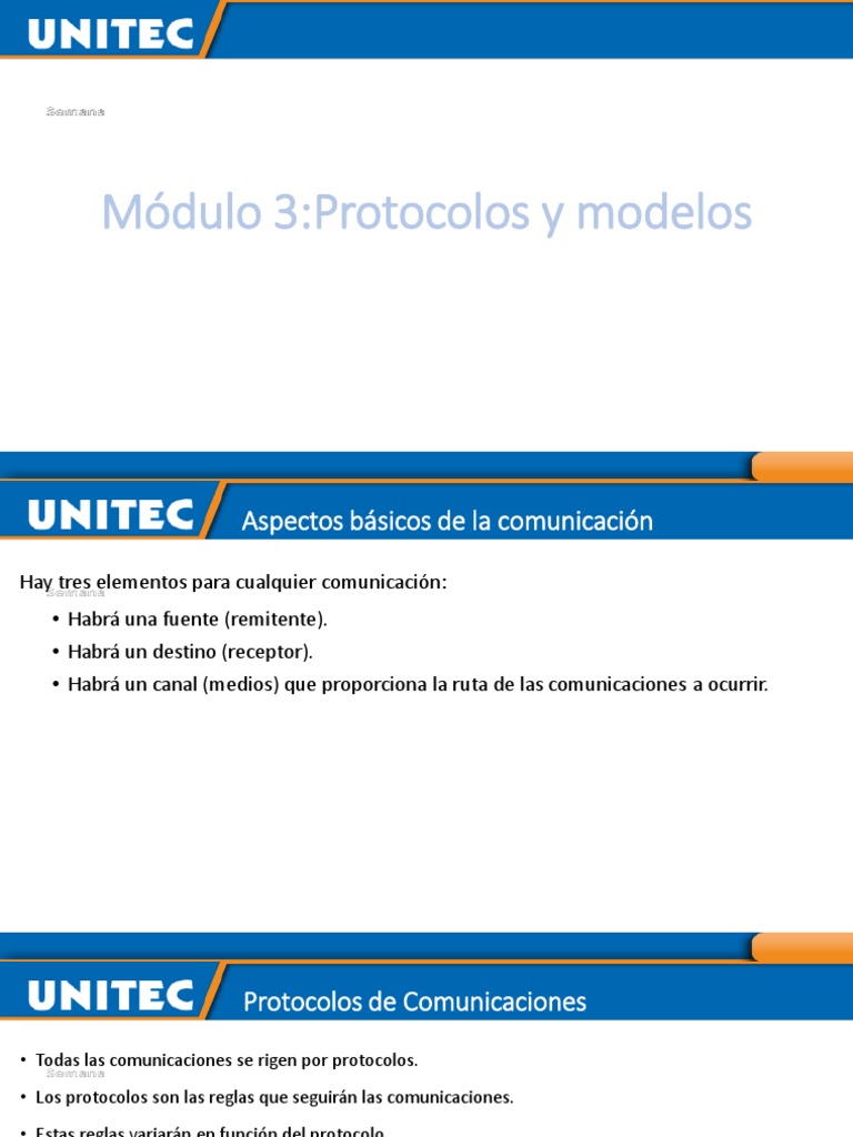 Módulo 3 | PDF | Modelo osi | Protocolos de internet