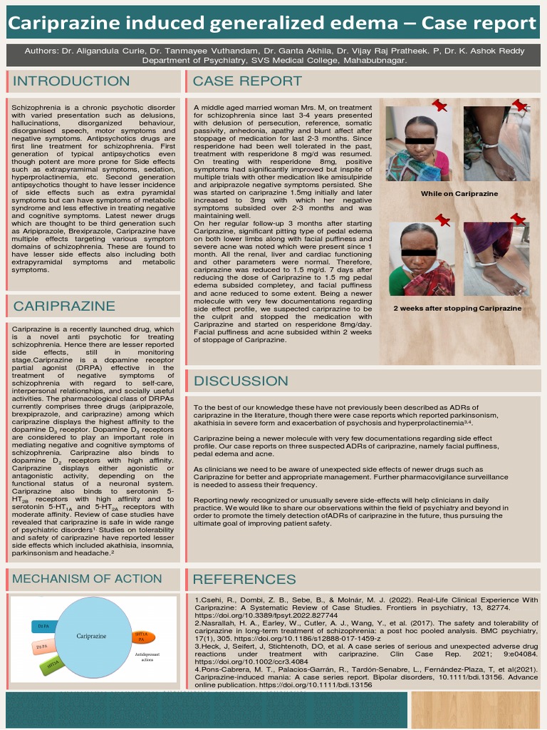 Poster Curie 1 | PDF | Schizophrenia | Antipsychotic